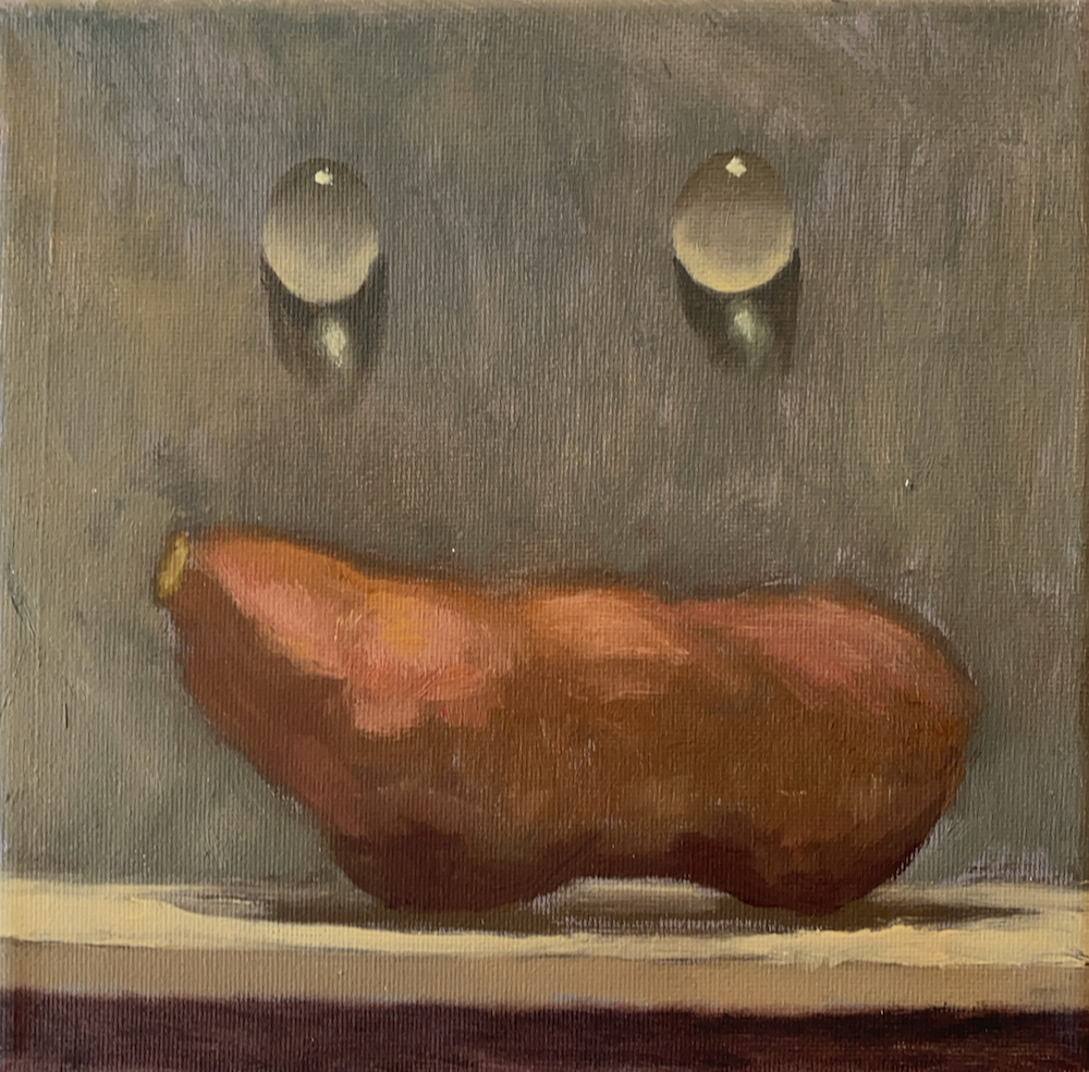 Dewy yam painting – Geoff Barnes art